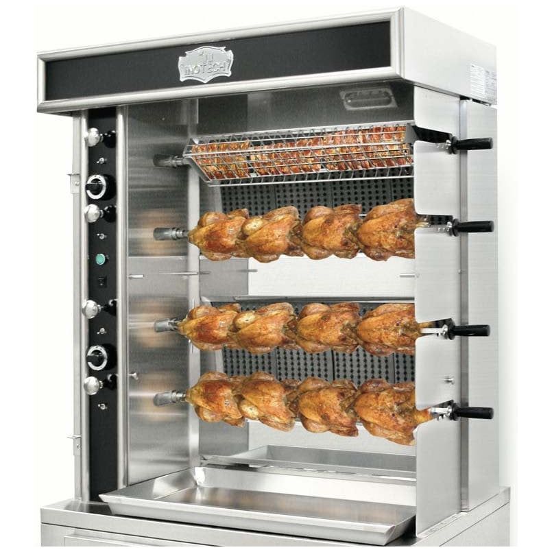 Inotech Legend ITL340 (Narrow) "Wall of Flame" 4 Spit Rotisserie ...