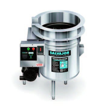 Salvajor S419 Food Waste Trough Collector with Rinsing Flume — ChillCooler