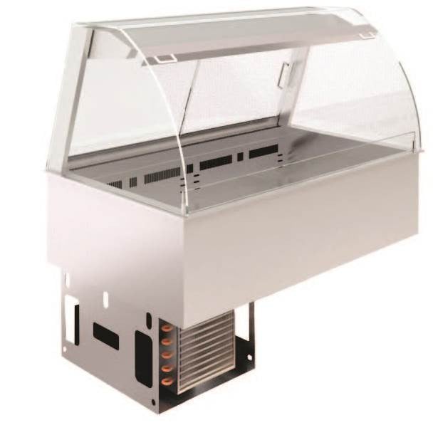 Emainox Mall 8046323HC 5 Pan - Drop In Serve Over Refrigerated Display ...