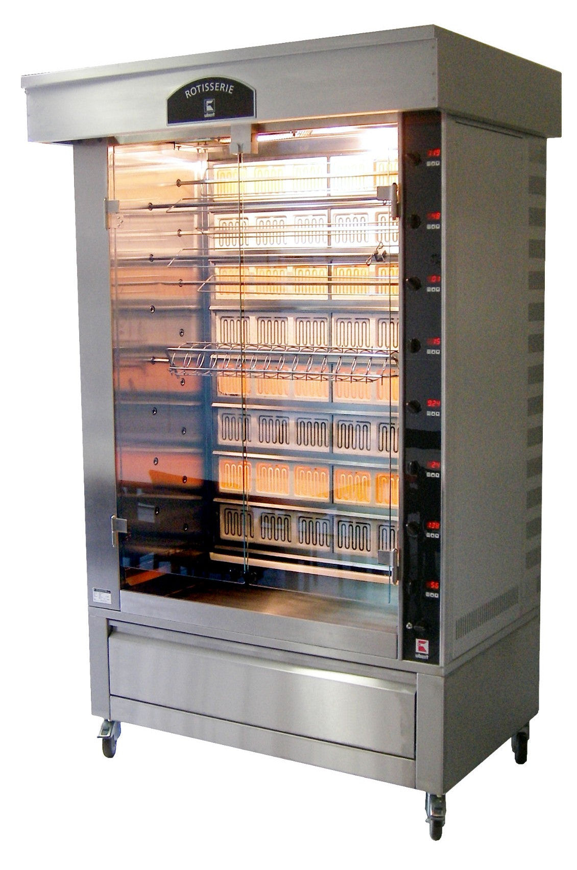 Ubert EXPO Electric Chicken Rotisserie - 7,11 or 15 Spit Options ...