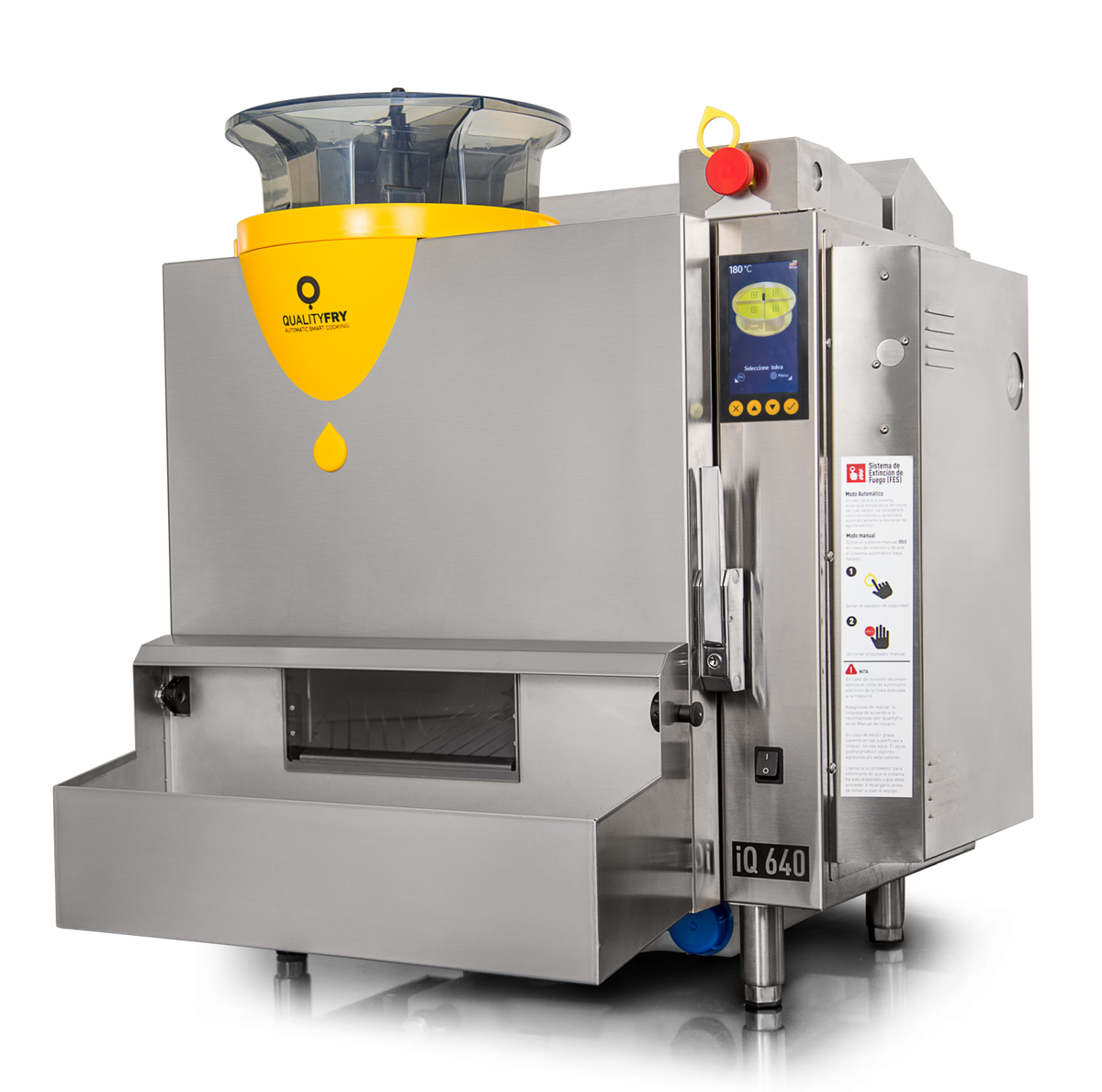 Quality Fry IQ 645 Fes Carrousel Ventless Fryer with Fire Suppression ...