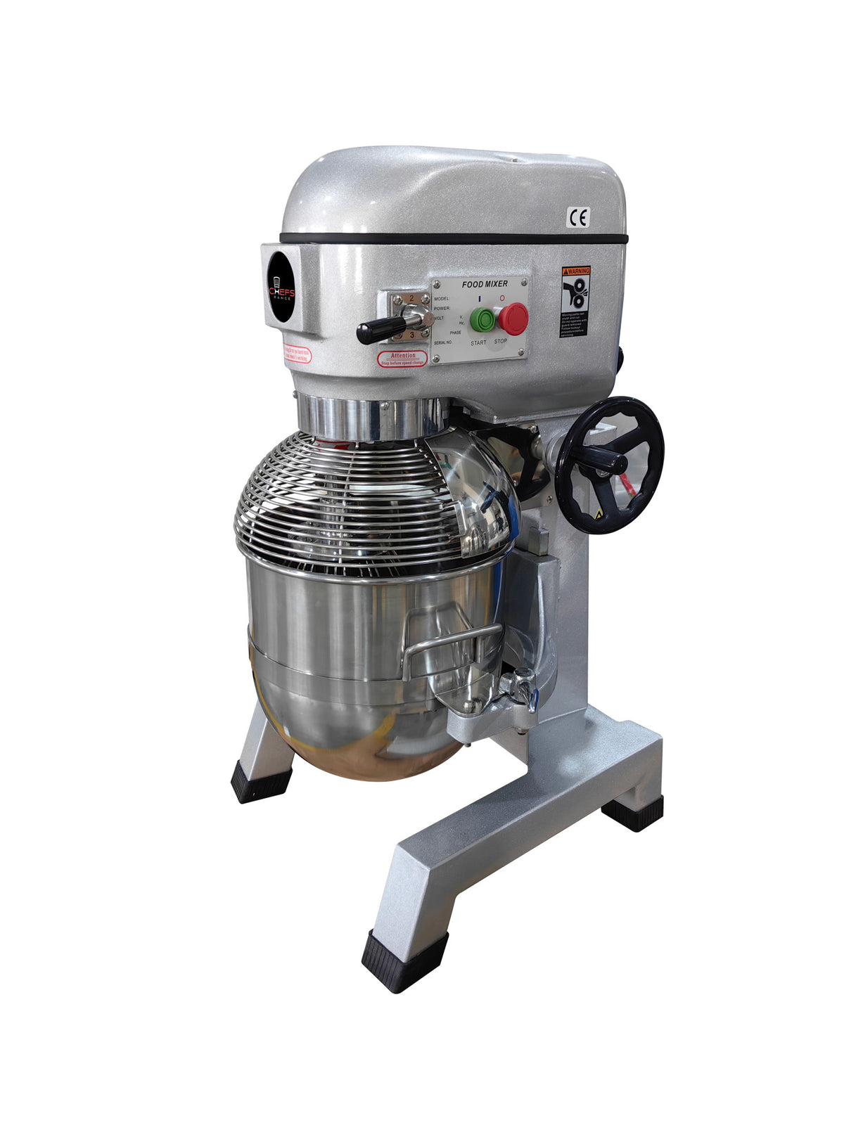 Chefs Range BT40 - 40 Ltr, 3 Speed Heavy Duty Planetary Mixer — ChillCooler
