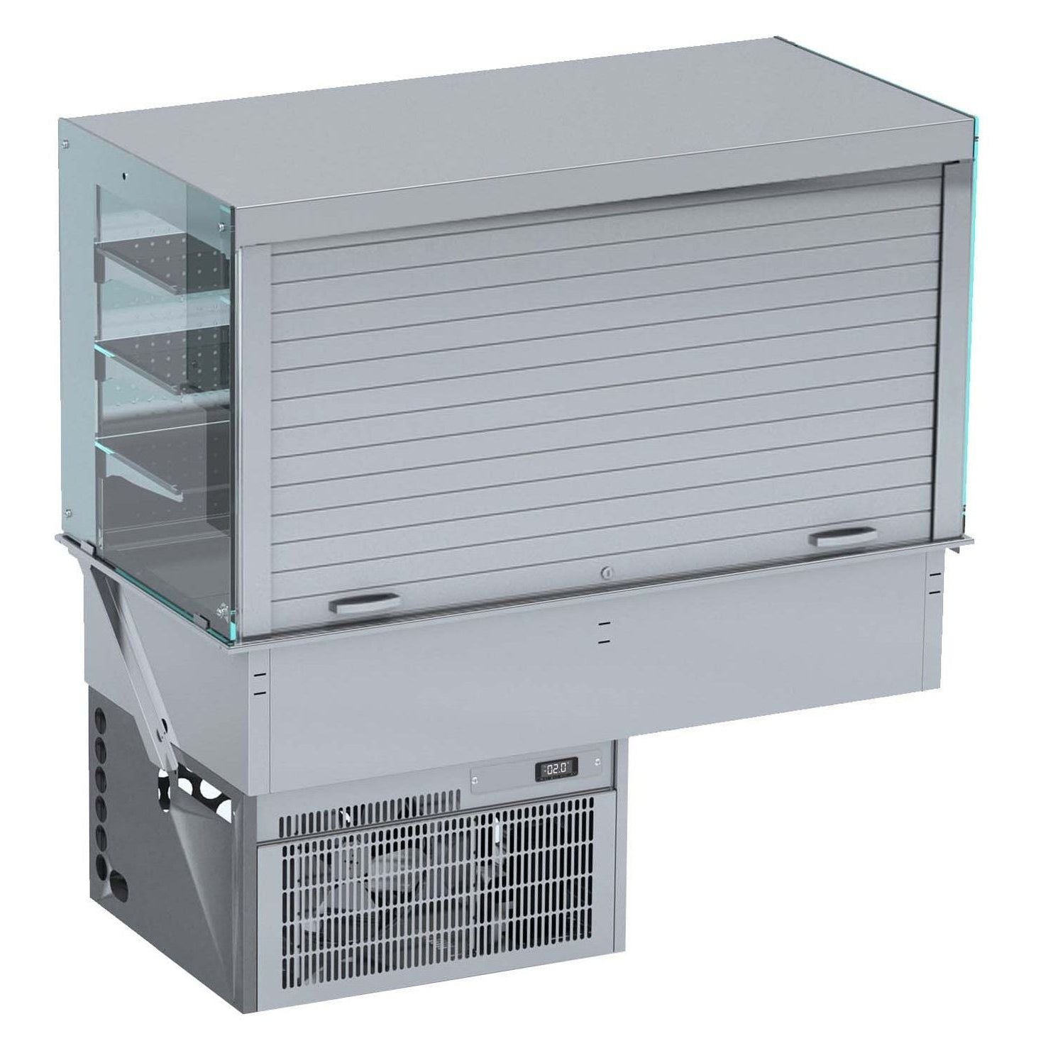 Drop-in Cubic Refrigerated Display Wall Model - Blinds 3/1 — ChillCooler