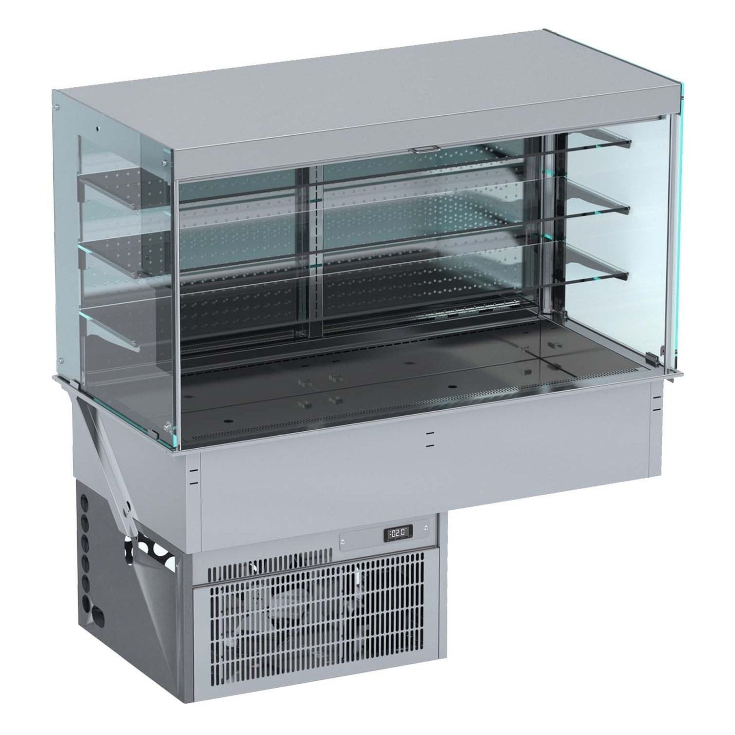 Drop-in Cubic Refrigerated Display Wall Model - Roll-up 3/1 — ChillCooler