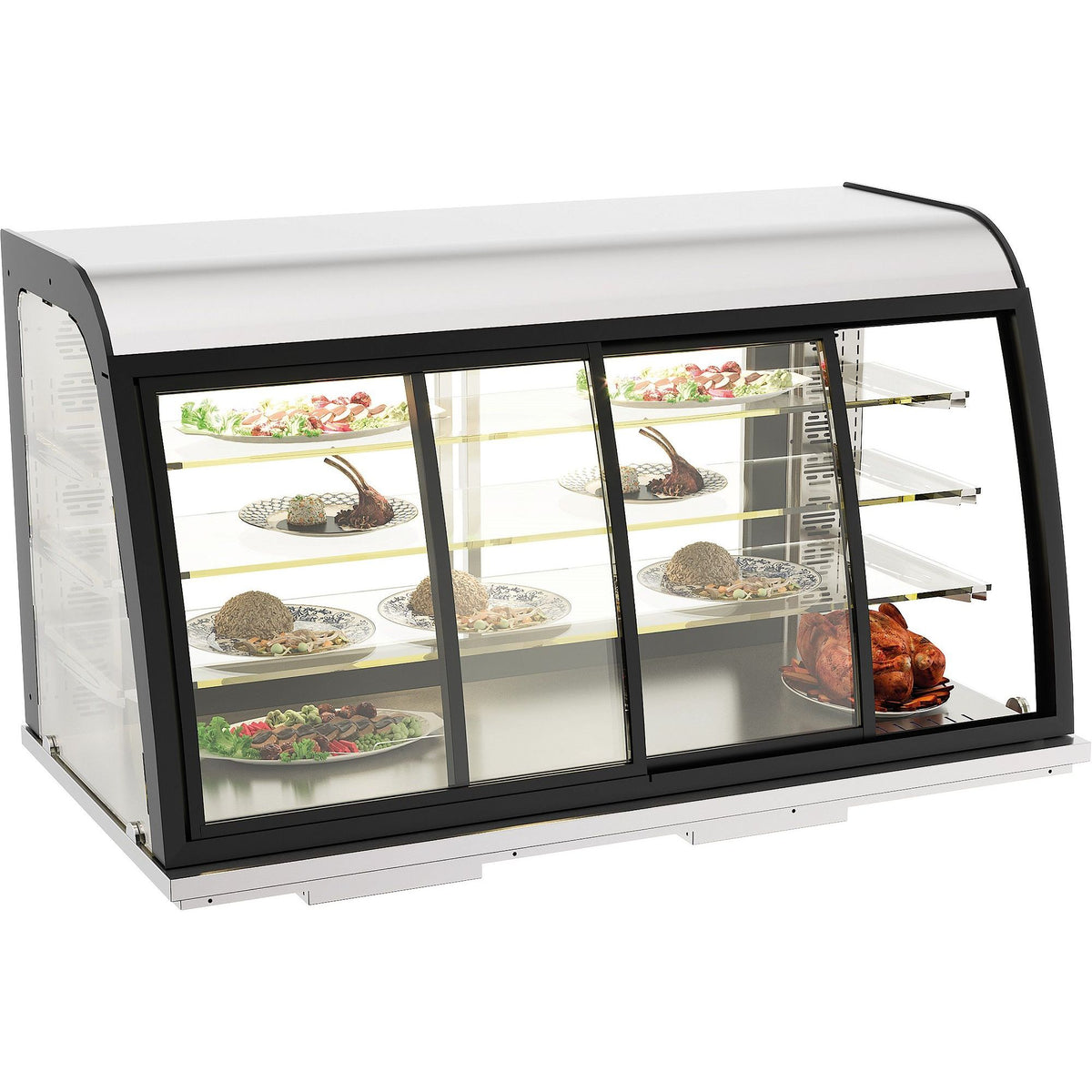 Drop-in Heated Display 155l Sliding Doors — ChillCooler