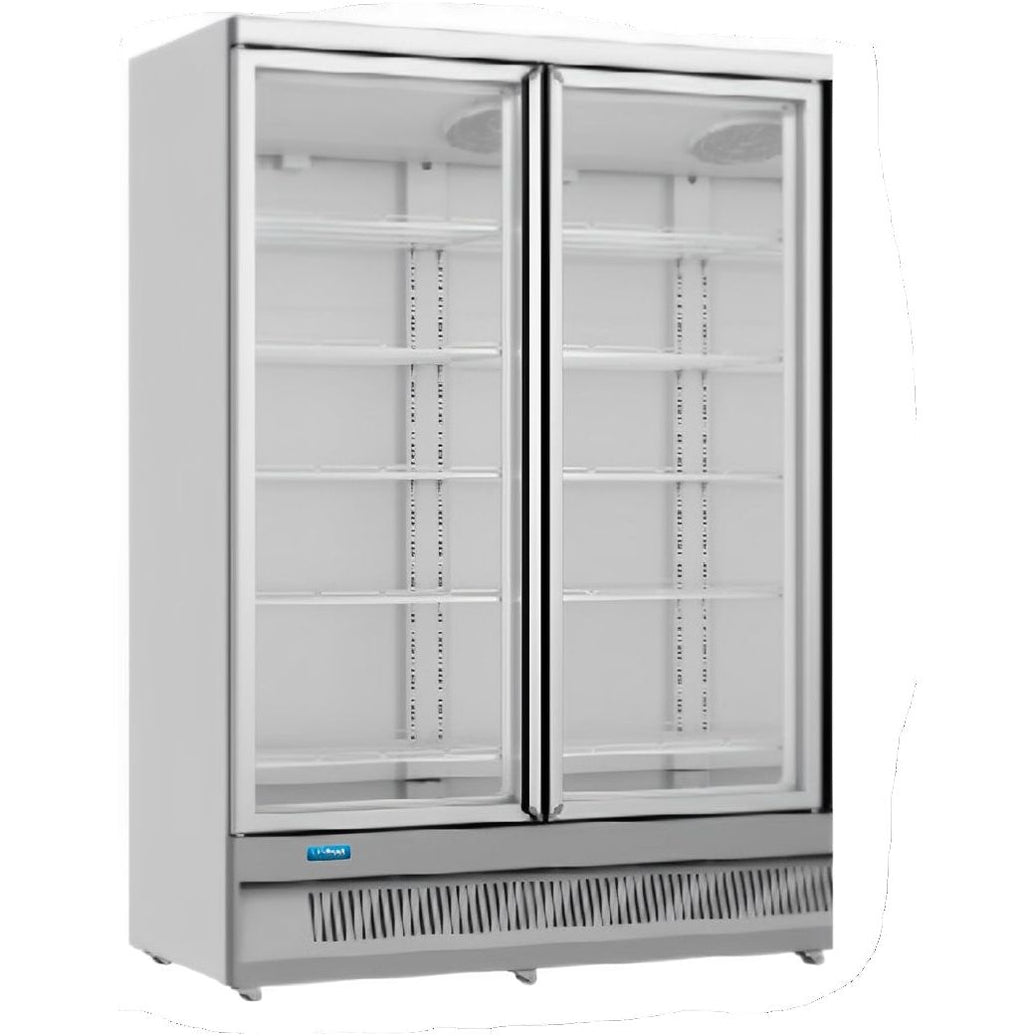 Unifrost HVR2 Hi-Viz 2 Door Bottom Mount Vertical Chillers — ChillCooler
