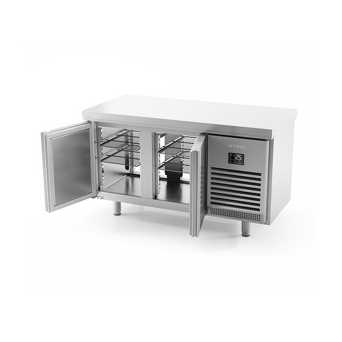 Infrico 2 Door 800mm Depth Pass Thru Counter 385L MR1620PDC — ChillCooler