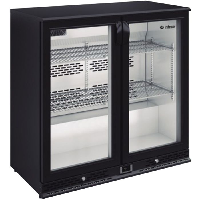 Infrico Double Sliding Door Bottle Cooler (218 Bottles) ZX2-SL ...
