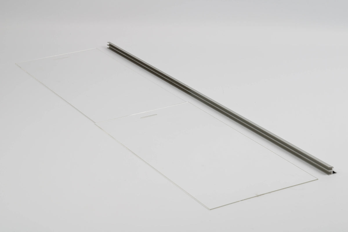 Tefcold Perspex Rear Door Set for Curved 1.5m unit with Marble Shelf 3 ...