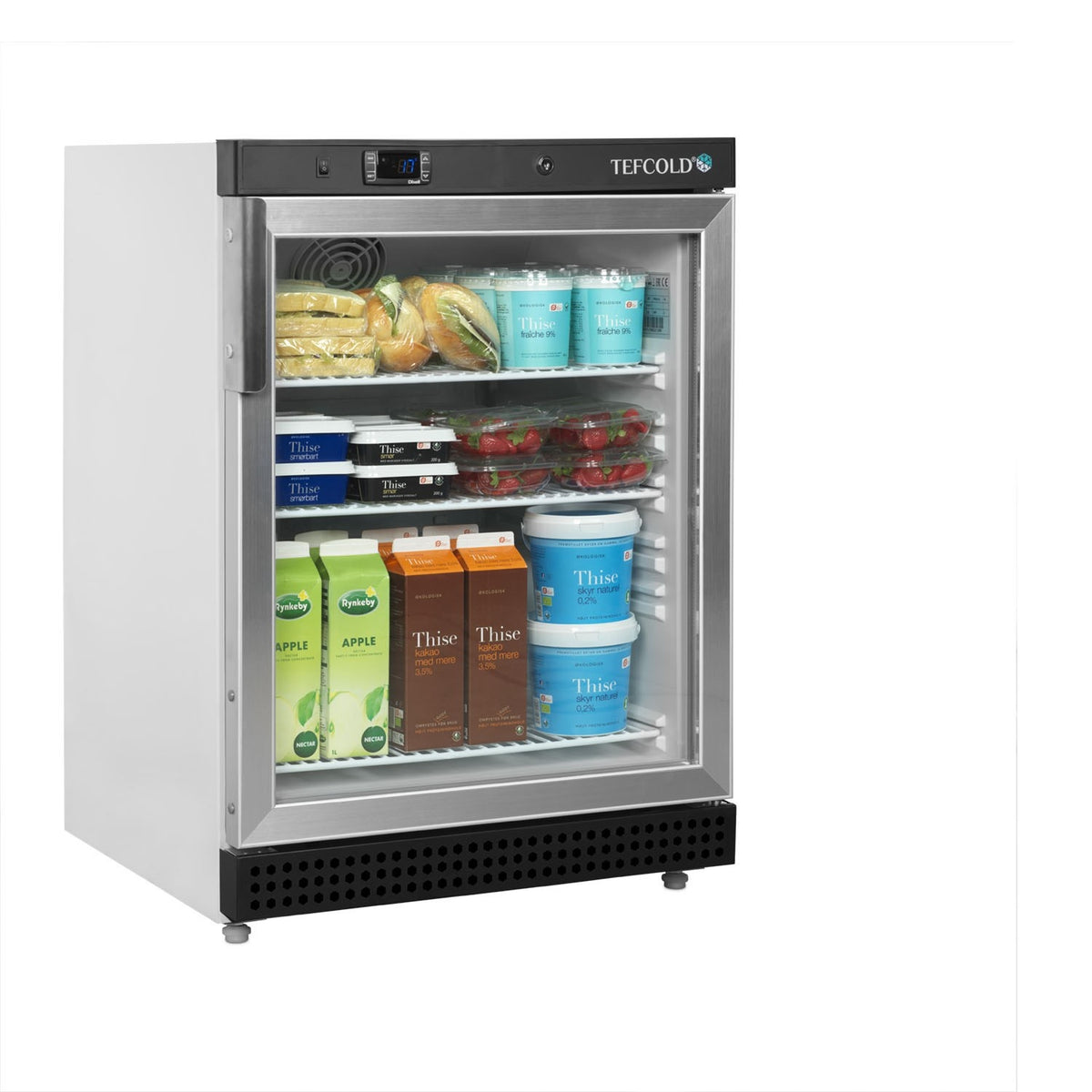 Tefcold Bottle Fridge UR200G Range Glass Door — ChillCooler