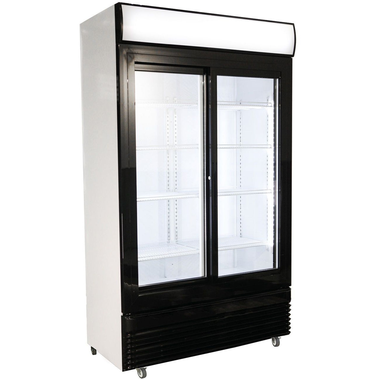Double Door Glass Display Fridges Ireland | ChillCooler.ie