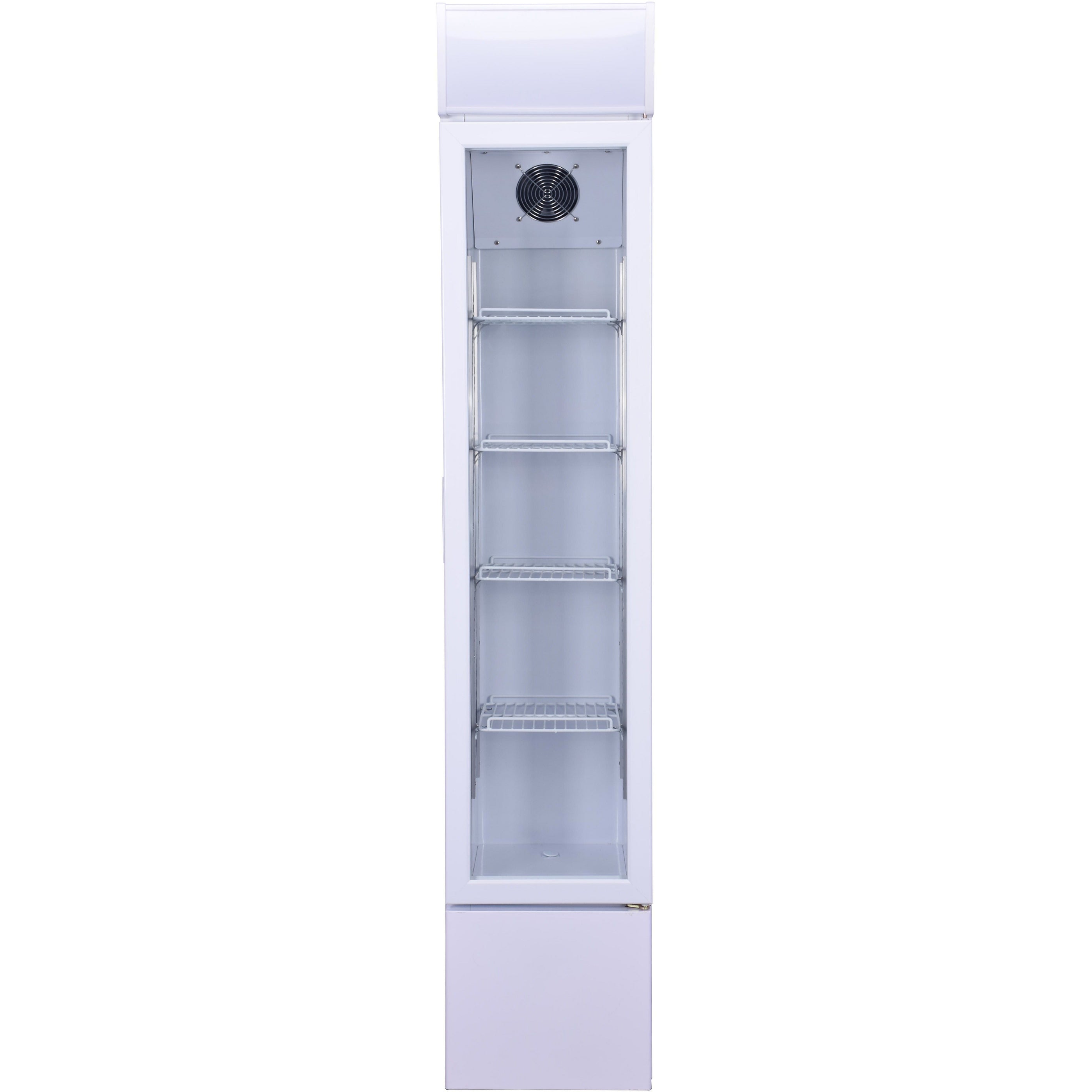 CombiSteel Fridge Narrow White Single Door — ChillCooler