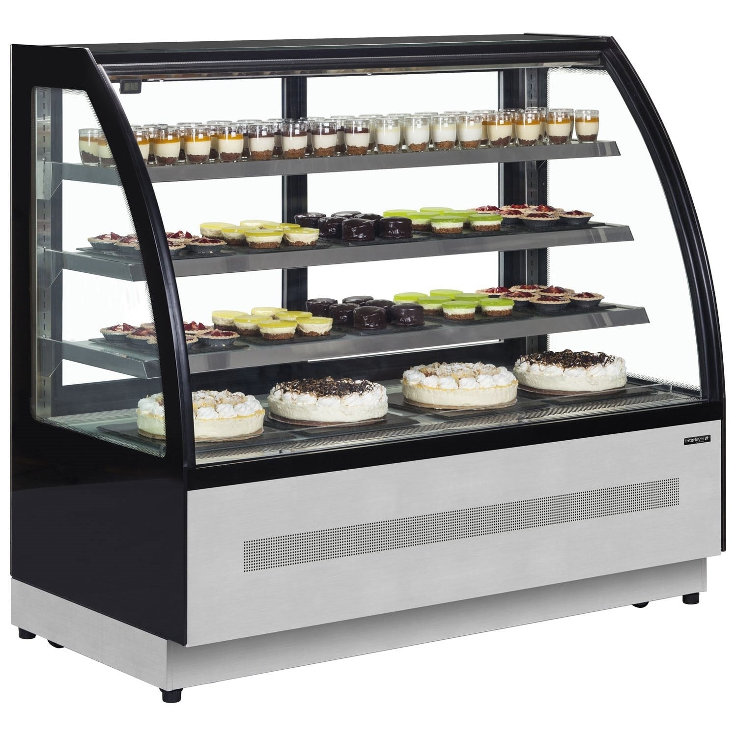 Interlevin LPD Curved Range Chilled Cake Display Fridge — ChillCooler