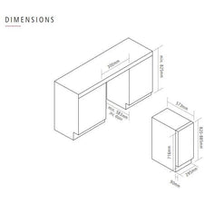 Caple Wi3126 - Built In Undercounter Single Zone Wine Cooler — ChillCooler